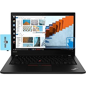 Lenovo ThinkPad T14 Gen 2 Business Laptop 14.0" Touchscreen FHD IPS (AMD Ryzen 5 Pro 5650U, 32GB RAM, 512GB PCIe SSD, AMD Radeon, Fingerprint, Thunderbolt 4, WiFi 6E, Win10Pro) w/Dockztorm Dock