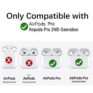 Cool Silicone Hiphop Bulldog Headphone Case Compatible with Airpods Pro Headphones Funny Cover with Bull Dog Keychain for Boys Girls Teenager Best Gift