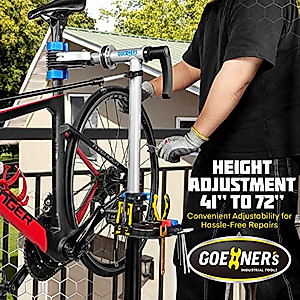 Gioventù E Bike Repair Stand Bicycle Stand (Max 100 lbs) - Bike Stand for Maintenance, Bicycle Repair Stand with Quick Release for E-bikes, Mountain Bikes and Road Bikes