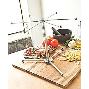 Fox Run Pasta Drying Rack, 14.13 x 14.13 x 10.75 inches, Metallic