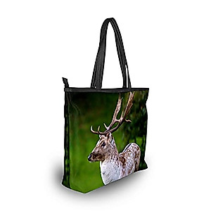 Reindeer handle bag Shoulder Tote Bag For Women Fashion Multi functional Bag Shopping Travel GYM Outdoors