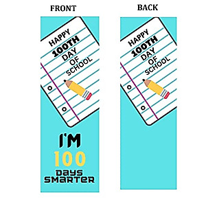 100th Day of School Bookmarks for Kids Classrooms Happy 100th Days of School I'm 100 Days Smarter Bulk 100 Count