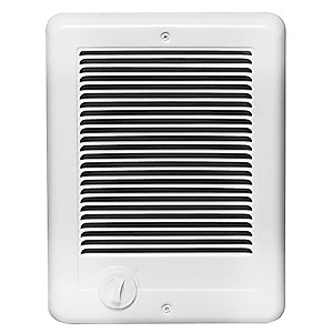 Cadet Com-Pak Electric Wall Heater Complete Unit with Thermostat (Model: CSC101TW, Part: 67508), 3412 BTU, 120 Volt, 1000 Watt, White