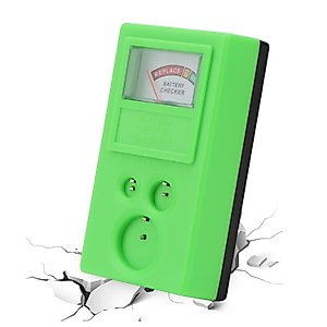Rongon Button Cell Battery Tester Portable Button Battery Checker1.5v 3v Small Battery Tester Meter Tool for LR44 CR2032 CR2025 Button Cell