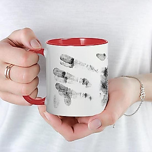 CafePress Hand Print Mug Ceramic Coffee Mug, Tea Cup 11 oz