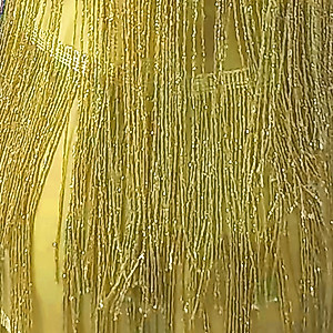 Formal Dresses for Women Evening Party Women's Fashion Sexy Sleeveless Sleeveless Halter Tassel Sparkling Party Cocktail Gold