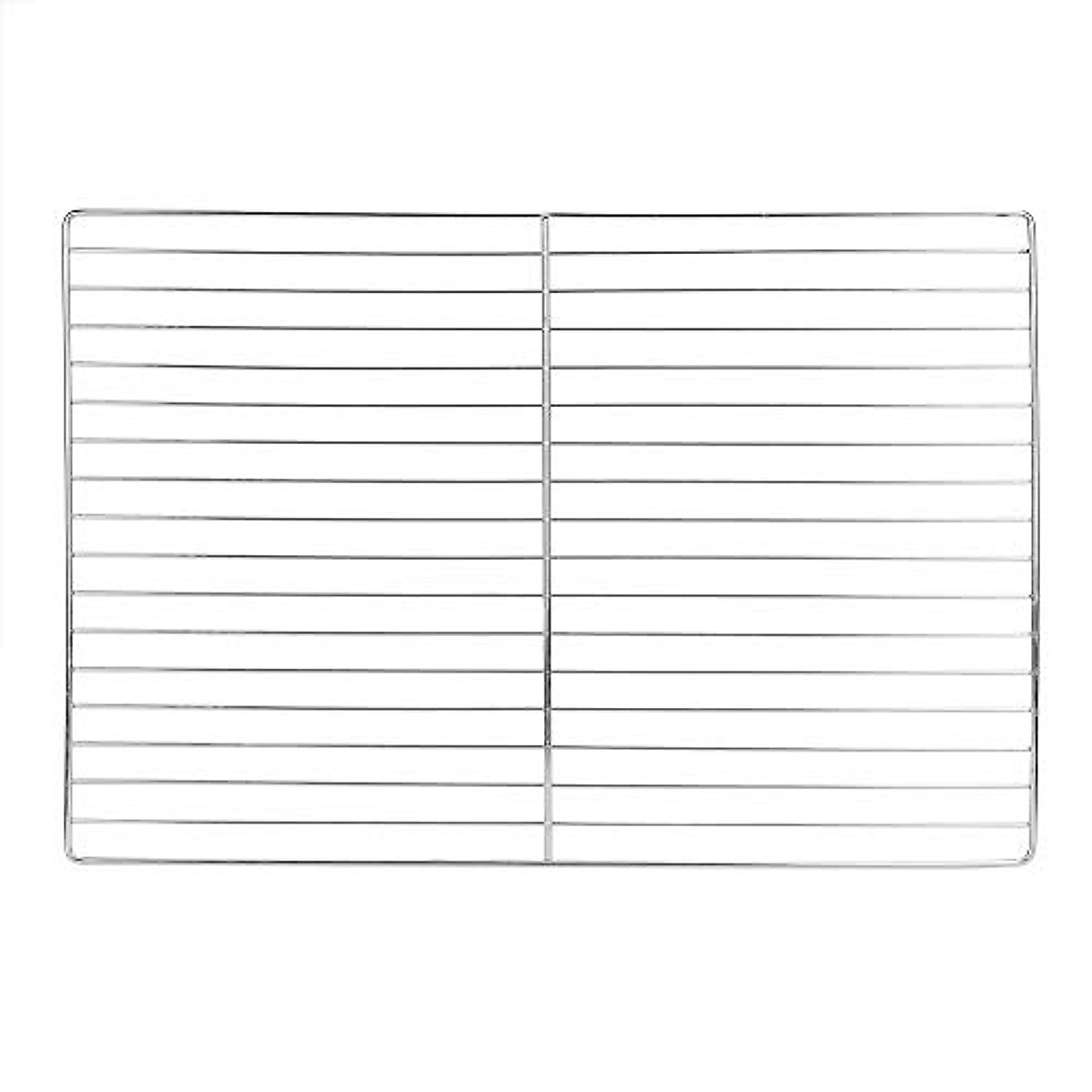 Stainless Steel Non-Stick, Non Stick BBQ Rack Barbecue Mesh Grill Net for Large Oven30 x 45cm Oven Family Gatherings Garden Parties Picnics and Camping(30 * 45)