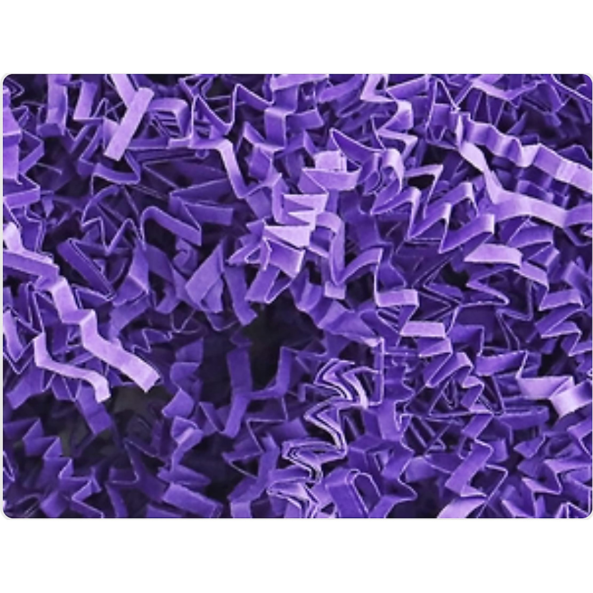 Mozingo 10 LB Crinkle Cut Paper Shred Filler for Gift Bags Packing Boxes and Stuffing Baskets Bulk (10 LB, Purple)