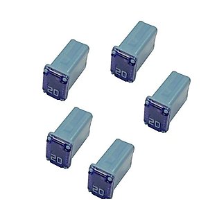 5 Flosser 608820 20 Amp Micro Cartridge Fuses for Cars Trucks SUVs FMM-20 MCASE Type