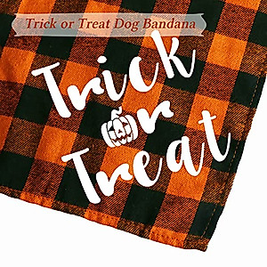 STMK Holiday Plaid Dog Bandanas, 4 Pack Halloween Thanksgiving Day Christmas Dog Bandana for Halloween Thanksgiving Day Christmas Dog Puppy Costume Decorations (Holiday Style)