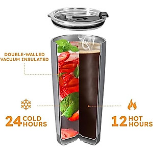 20oz Mythical Dark Dragon Tumbler, Gaming, Gamers Gifts for Dragon Lovers, Coffee Thermos for Men, Stainless Steel Double Wall Vacuum Insulated Coffee Mug, Travel Cup with Lid