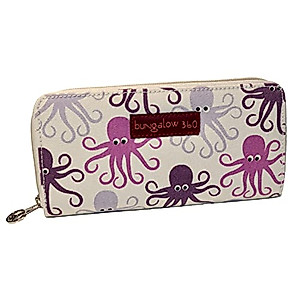 Bungalow360 Zip Around Wallet - Octopus