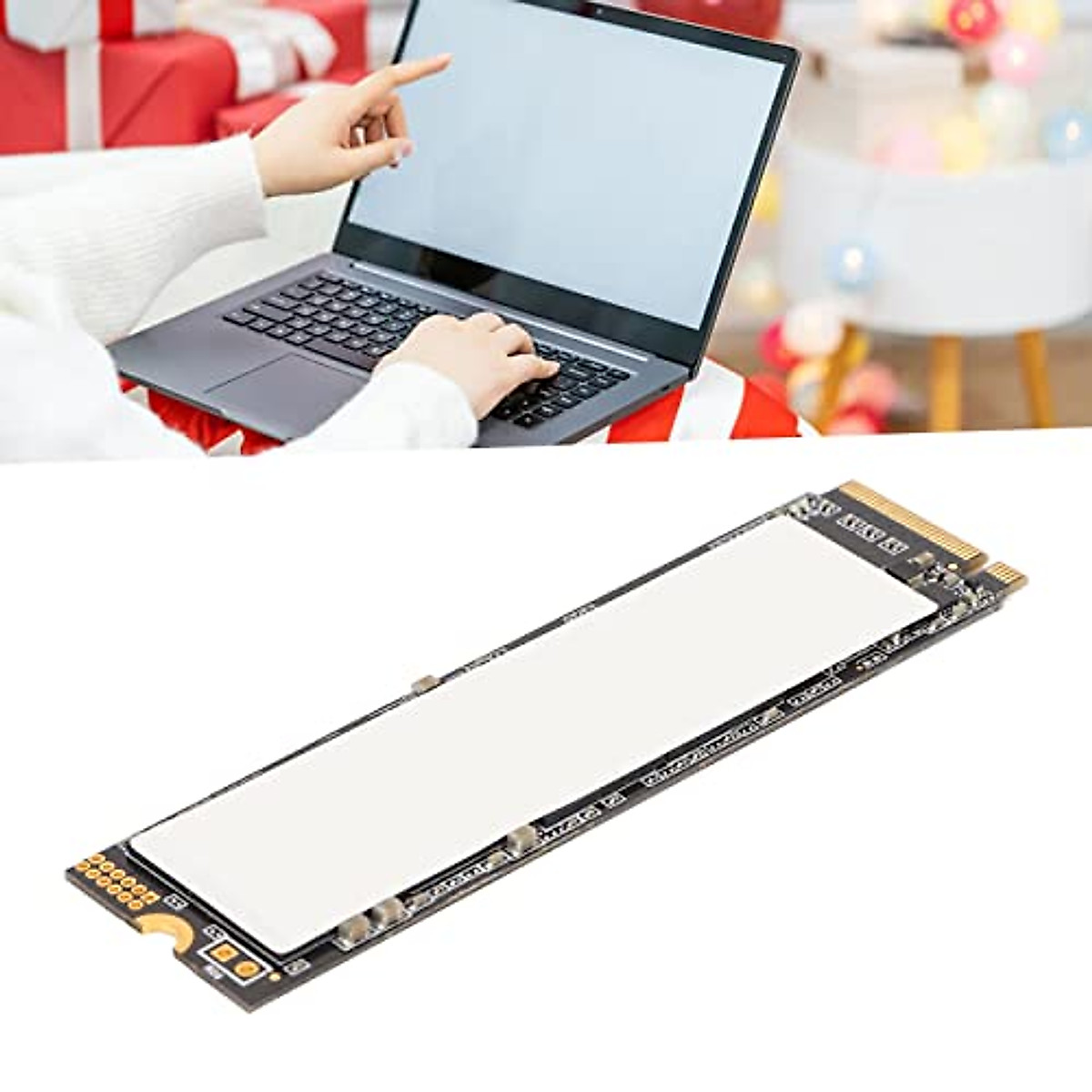 512GB Gaming SSD, Plug and Play Key Interface M.2 M.2 K300 SSD PCB Hardware 3D TLC Flash Type for Laptop Desktop PC 512GB
