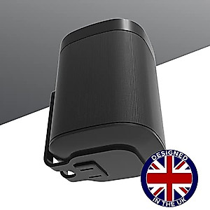 ONE, ONE SL & Play:1 Wall Mount Bracket, Black, Compatible with Sonos ONE, ONE SL & PLAY1 Speaker