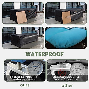 Extra large Patio Furniture Set Covers Waterproof, outdoor furniture clearance, Outdoor Sectional Sofa Couch Set Covers, Dining Table Chair Set Cover Rectangular Heavy Duty 110" L x 83" W x 28" H