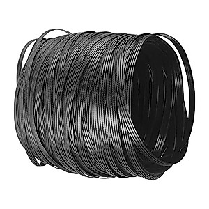Eagles Wicker Repair Kit, 230Ft/70m Synthetic Rattan Repair Material Waterproof Flat Ribbon for Garden Patio Furniture and Rattan Chair Sofa Basket(8mm W x1.2mm THK)-Black Stripes