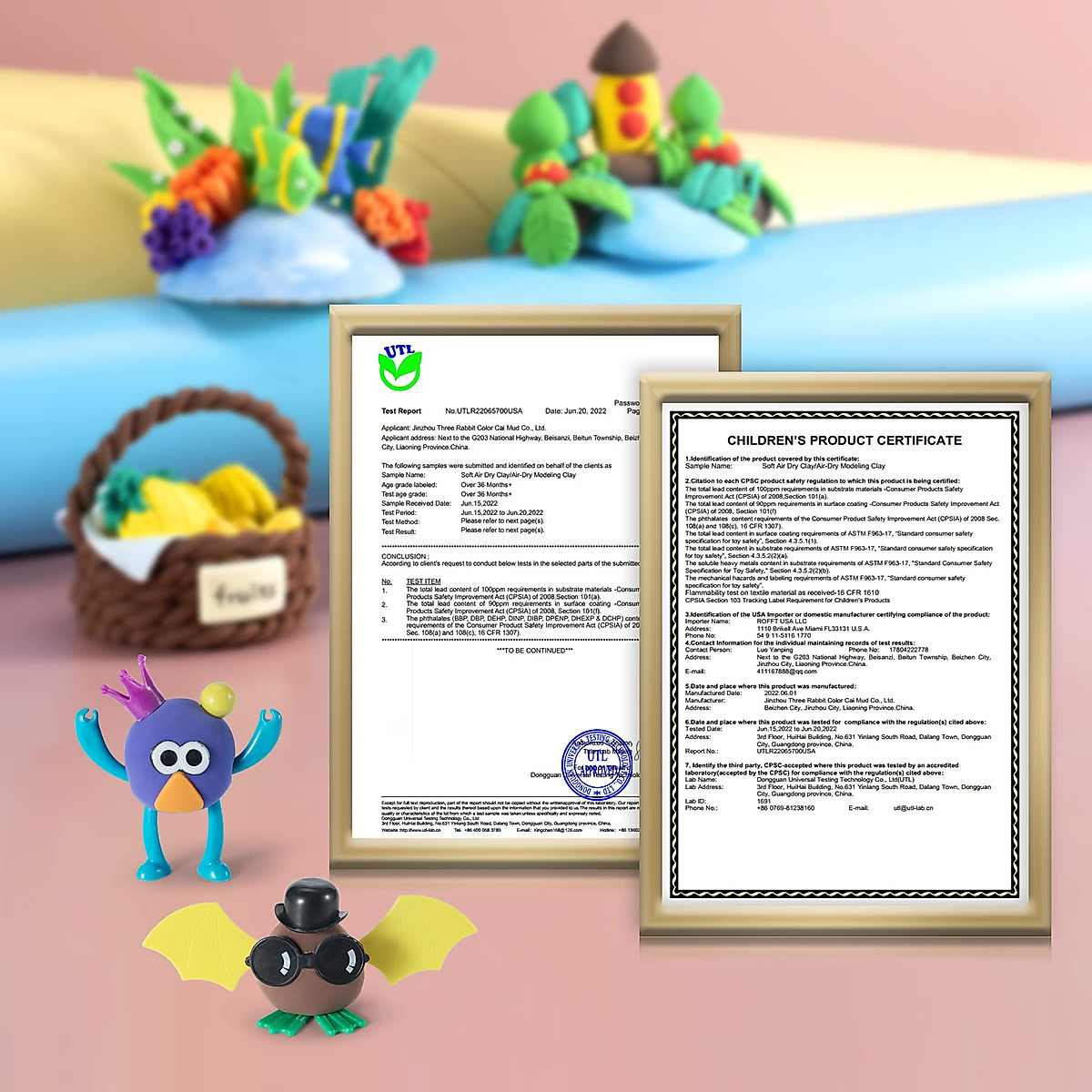 Air Dry Clay Kit, 42 Corlors Modeling Clay for Kids, Safe & Non-Toxic Super Light DIY Soft Magic Clay, Molding Clay with Sculpting Tools and Tutorial Cards,Arts and Crafts Gift for Kids.…