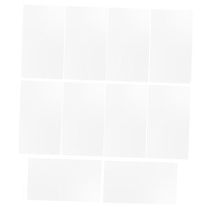 BUGUUYO 10pcs Board Drawing Tool Drawing Board Drawing Paper Templates 3 Mat 3dpen Pad 3D Pen Mat 3D Doodler Pen Mat Three-Dimensional White PVC 3D Printer Child