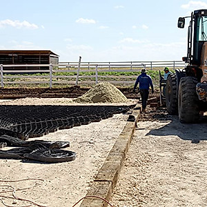 Performance Footing Geocell BaseCoreHD™ 3" Ground Grid Heavy Duty Stabilizer Kit | Gravel Grid for Sheds, Driveway, Slopes and Parking | 108 sq feet