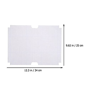 Cabilock 20Pcs Book Cover Plastic Clear Textbook Wrap Protector Self Adhesive Bookcover Adhesive Liner to Cover Books Textbook Wraps Waterproof Book Cove Protector for