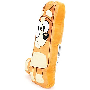 Bluey Bingo Shaped Decorative Pillow - Kids Super Soft Throw Plush Pillow - Measures 14 Inches (Official Bluey Product)