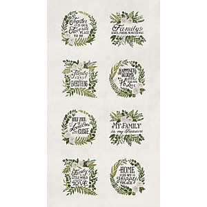 Happiness Blooms AB Bundle by Deb Strain, 35 18-inch by 22-inch Precut Fabric Fat Quarters and one 24"x44" Panel