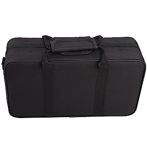 Clarinet Gig Bag Uk Sib Accessories,Clarinet Case,Water resistant Clarinet Bag Case Black Foam Padded Thickened Ox Cloth Storage Bag with Strap for Clarinet Case