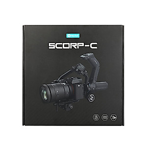 FeiyuTech SCORP-C Camera Gimbal Stabilizer, Max 5.5lbs Payload, 3-Axis Handheld Gimble Stabilizer for DSLR and Mirrorless Camera, Fits for Sony, Lumix, Nikon, Canon, Fujifilm, Cable Control