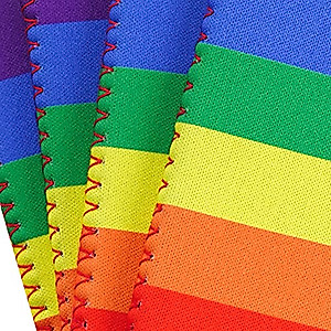 12 Pack Rainbow Can Sleeves Insulated Beer Can Coolers Sleeves Collapsible Neoprene Drink Coolies for Weddings Pride Parties