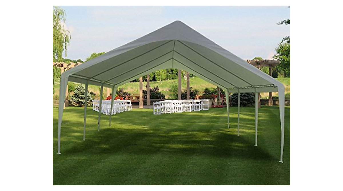 Impact 20' x 20' Portable Carport Canopy - Outdoor Party Shelter