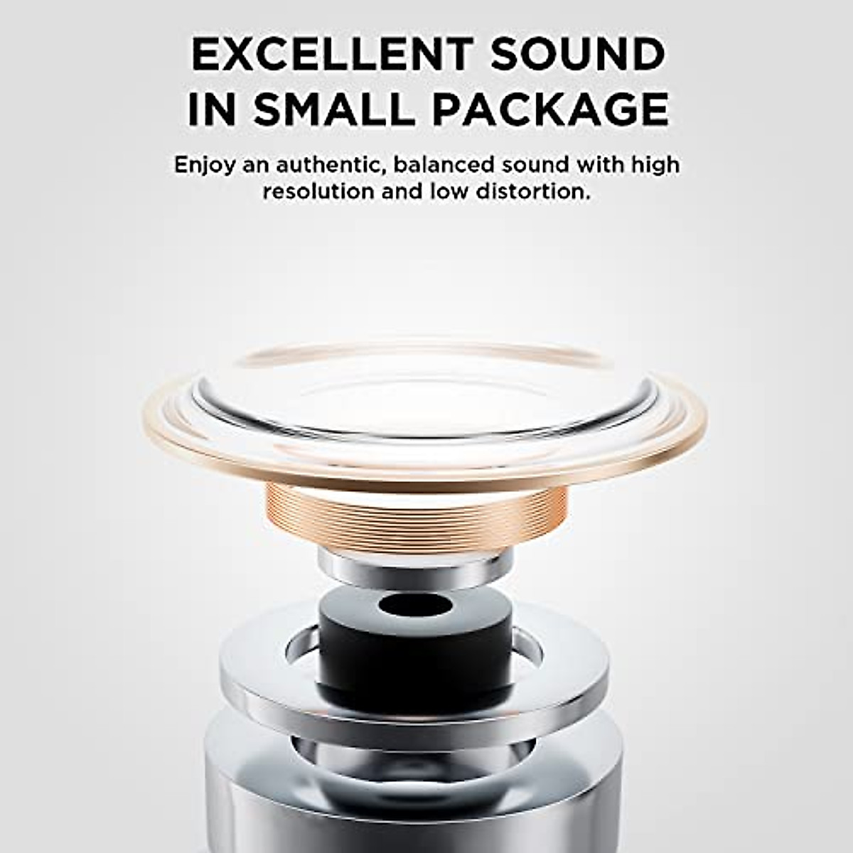 1MORE ComfoBuds Mini Hybrid Active Noise Cancelling Earbuds, in-Ear Headphones with Stereo Sound, Bluetooth 5.2 Headset with 4 Mics, Clear Calls, Wireless Charging, Soothing Sound, Waterproof, Black