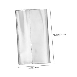 ULTECHNOVO 3pcs Sheet Experiment Supplies Electrode Material Anode for Zinc Electroplating Zinc Electrode Strips Analysis Test Experimental Supply Zinc Anode Zinc Element Plate Silver