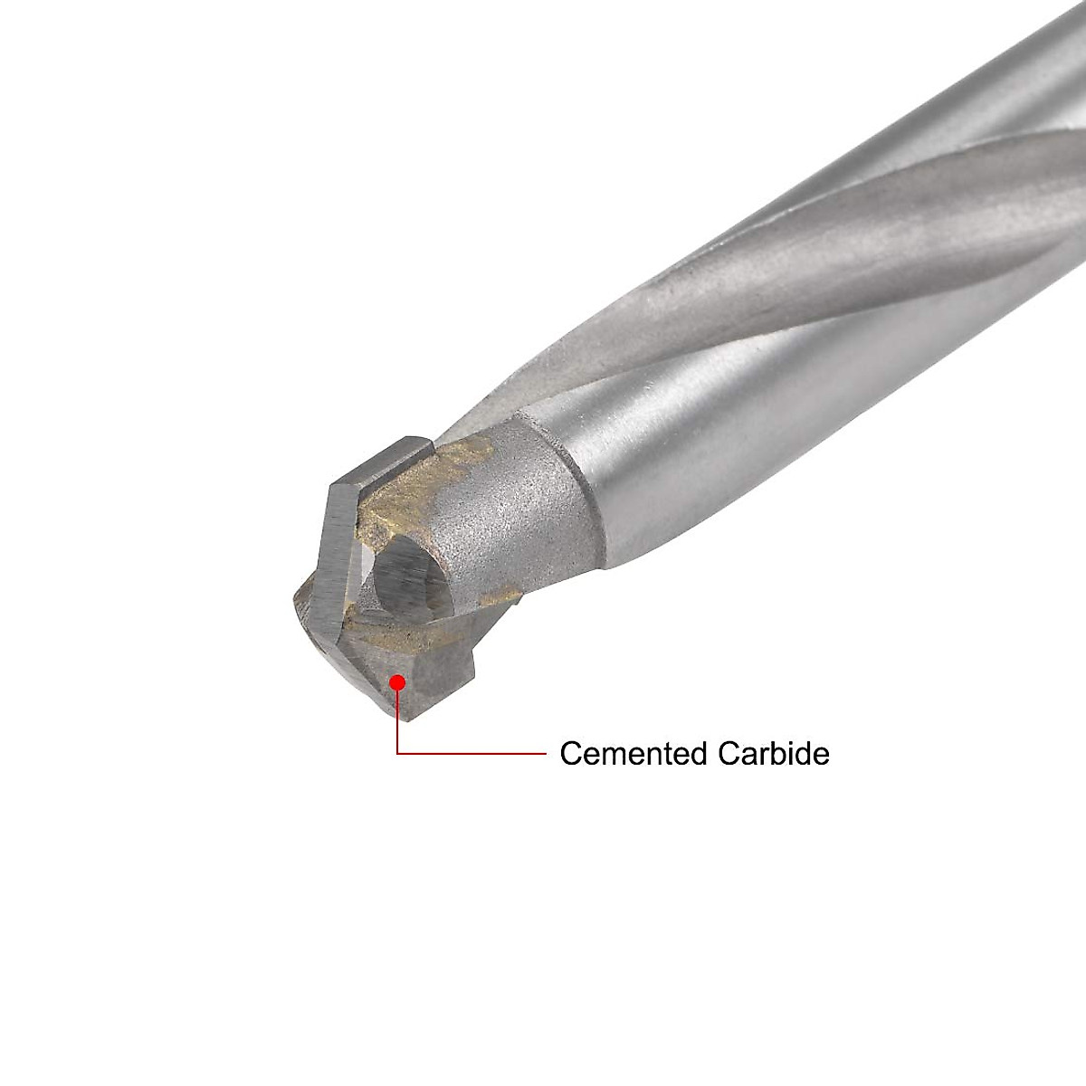 uxcell Cemented Carbide Twist Drill Bits 14mm Metal Drill Cutter for Stainless Steel Copper Aluminum Zinc Alloy Iron 4 Pcs