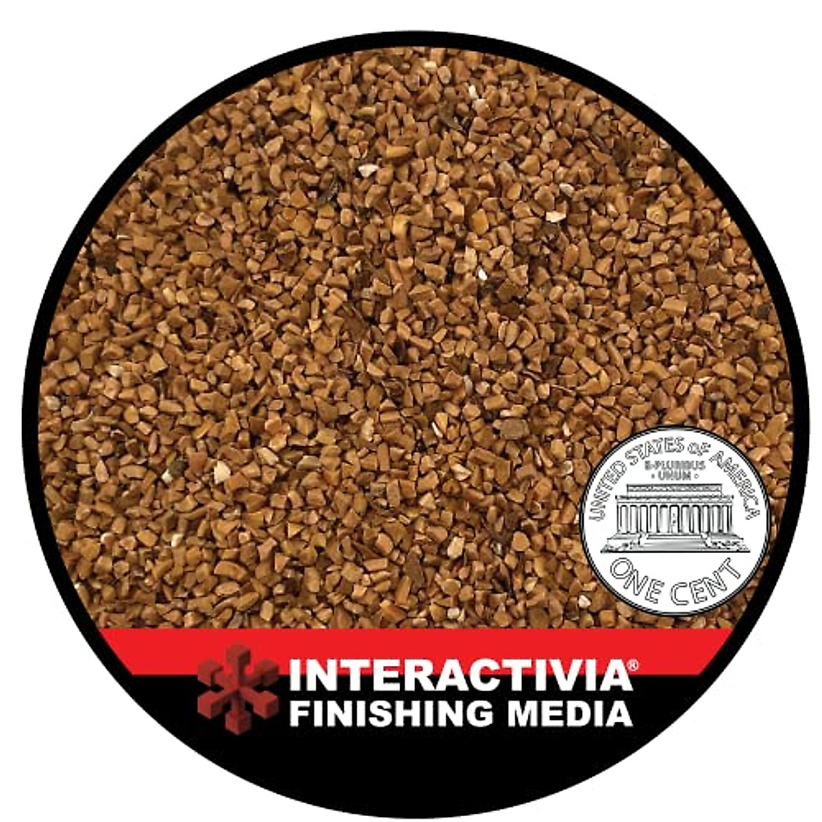 8 lbs or 3.6 kg Ground Walnut Shell Media 12-20 Grit - Medium Course Walnut Shells for Tumbling, Vibratory Or Blasting