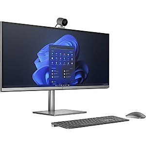 HP Envy 34 Desktop 2TB SSD 128GB RAM GeForce RTX 3060 (Intel Core i7-11700K Processor Turbo Boost to 5.00GHz, 128 GB RAM, 2 TB SSD, 34" 5K WUHD (5120 x 2160), Win 11 Pro) PC Computer All-in-One