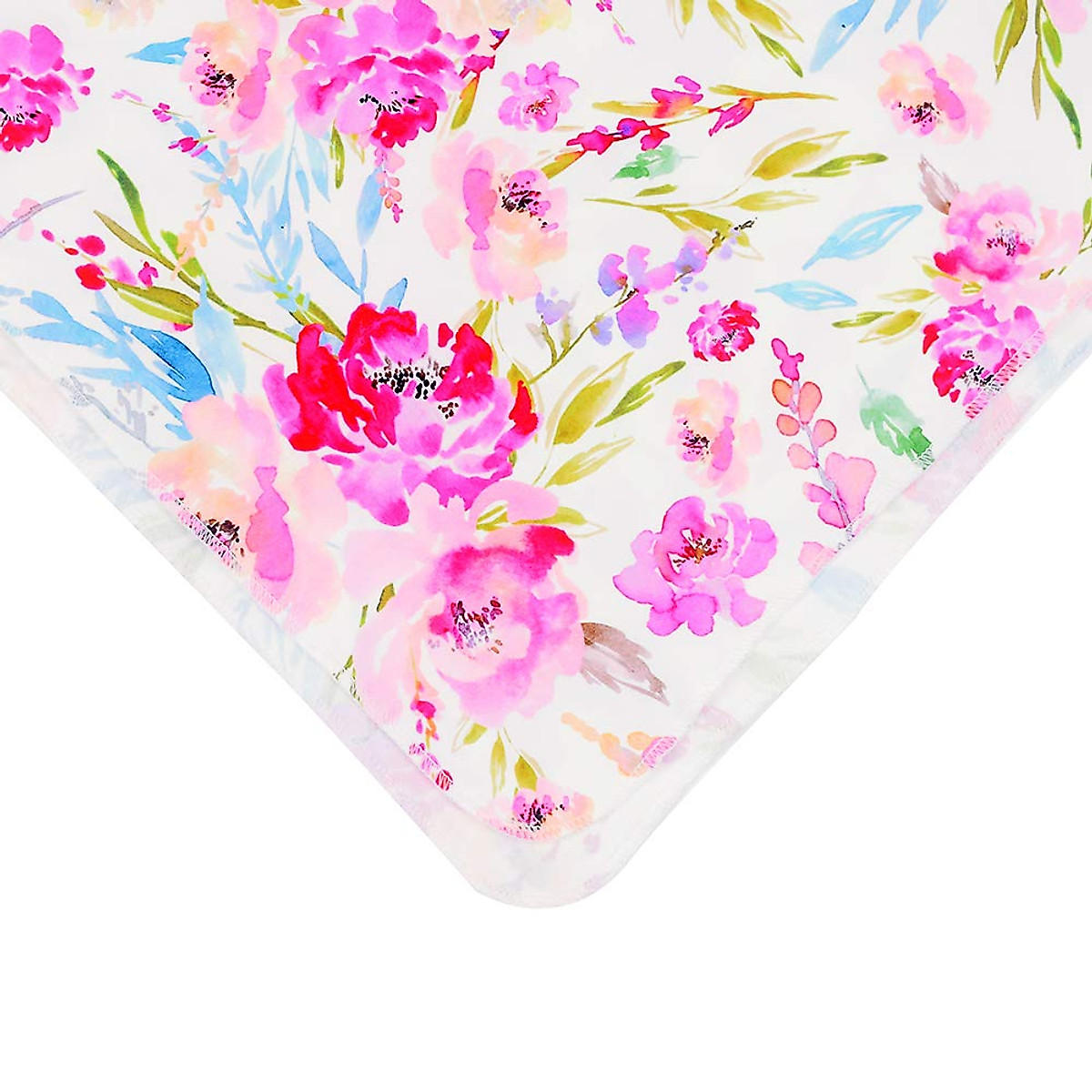 Galabloomer Newborn Receiving Blanket Headband Set Flower Print Baby Swaddle Receiving Blankets Sunflower Heart