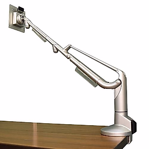 Lumen MA-GS104SV Monitor Arm (360° Rotation, Gas Pressure), Can be Mounted Up to 16.5 lbs (7.5 kg)