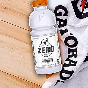 Gatorade G Zero Thirst Quencher, Fruit Punch, 12oz Bottles (6 Pack)