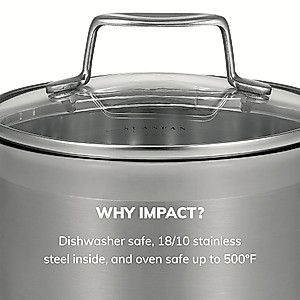 SCANPAN Impact 2 Qt. Saucepan with Lid