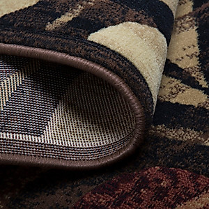 Home Dynamix Catalina Picasso Contemporary Artistic Swirl Area Rug, 7 ft 10 in x 10 ft 2 in, Black