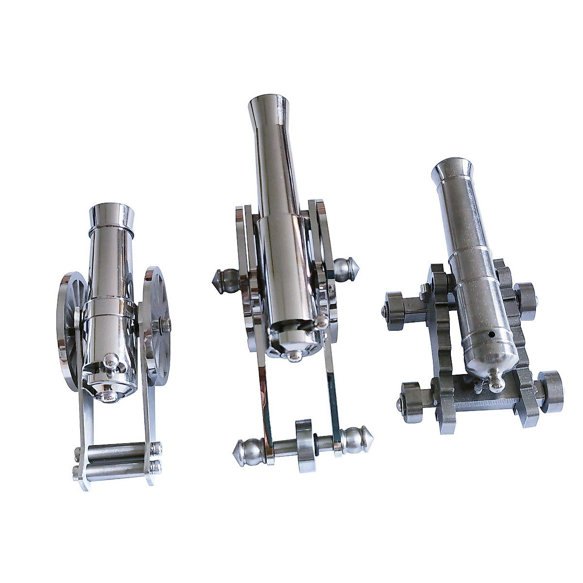 TIETHEKNOT New Super Mini Stainless Steel Handcrafted Napoleon Mini Cannon Model Rare Military Collection