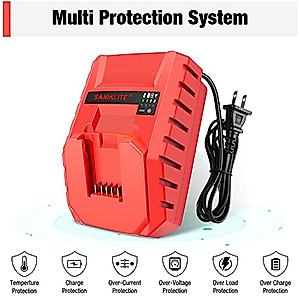 Battery Charger For Hilti, Portable C 4/12-50 12V Lithium Power Tools Battery Charger, 57W Fast Charging With Dual LED Systems & USB Port Cordless Battery Pack Charger For Hilti 12 Volt Li-ion Battery