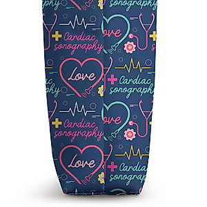 Cardiac Sonography Love Echocardiographers Sonographer Gifts Tote Bag