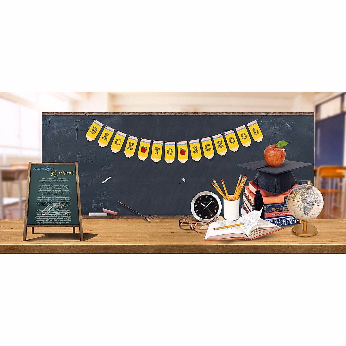 Back to School Pencil Banner - First Day of School Banner - Back to School Banner - Classroom Decor - Teacher Banner - Back to School Party Decorations