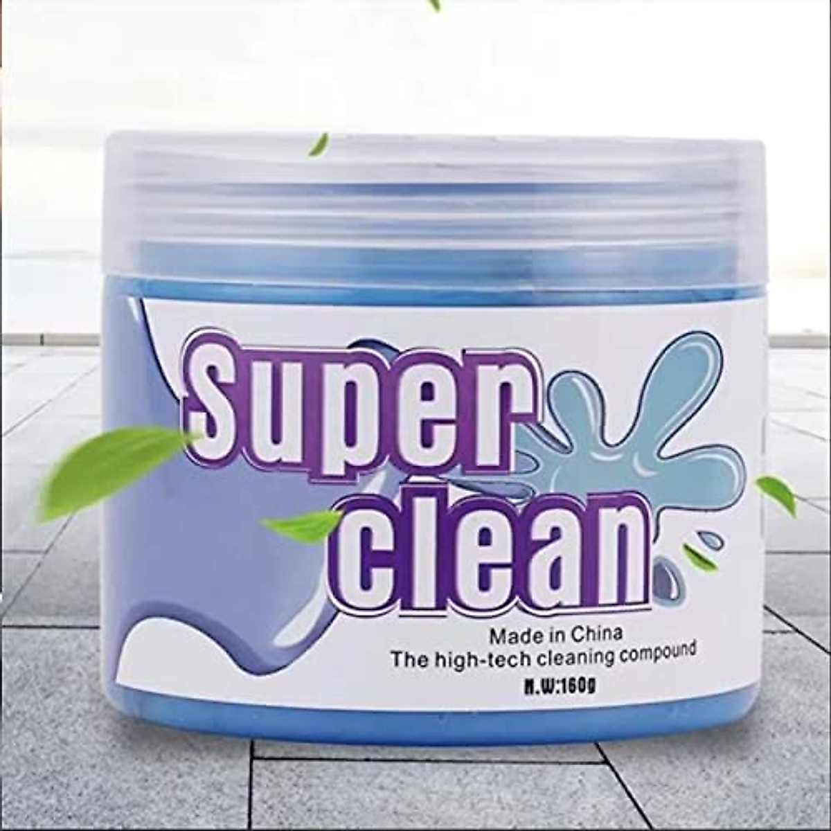 ARMARD Car Cleaning Gel Pc Laptop Keyboard Electronics Sticky Universal Interior Detailing Tool Cleaner Duster Remove Putty Dirt Debris Car Home Office Vent Console Dust 160g 1Pc Random Gel Color