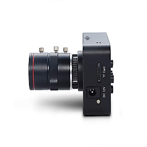 MOKOSE 12MP HDMI Camera 1080P USB HD Streaming Teaching Webcam, Recording 4K@30FPS Industry C/CS-Mount Camera with 6-12mm No Distortion Manual Zoom Lens