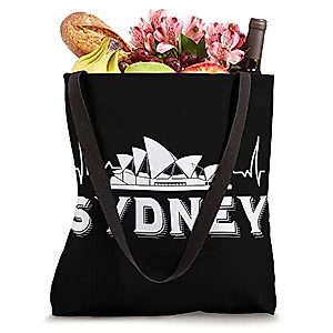 Sydney Opera House Heartbeat Australia New South Wales Tote Bag