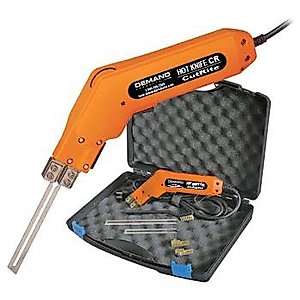 190 Watt Hot Knife Foam Cutter Kit, 4" & 6" Blades & Case