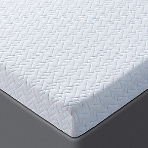 Maxzzz 4 Inch Mattress Topper Full - Cool Gel Memory Foam Mattress Topper Extra Firm Bed Topper with Cover, Hard Mattress Topper for Back Relax, CertiPUR-US Certified