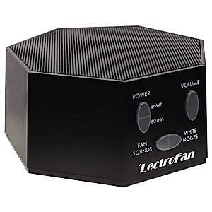 LectroFan High Fidelity White Noise Machine with 20 Unique Non-Looping Fan and White Noise Sounds and Sleep Timer